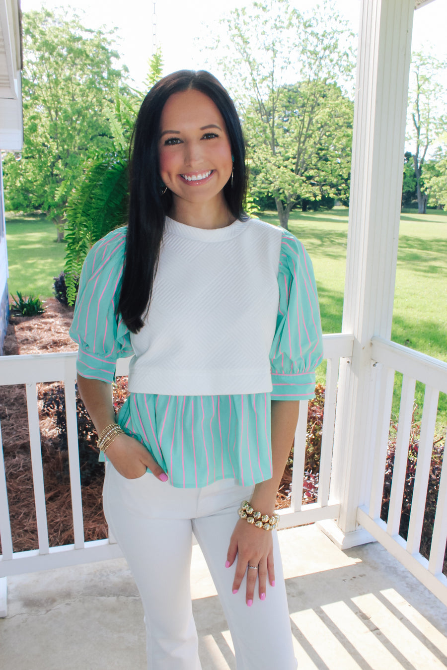 Buy Women's Printed Short & Long Sleeve Tops Online | Allie Lynn's ...